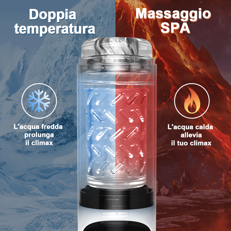 7 Sucking Dual-Temperature SPA Boner Enlarger 7 Rotating 360° Massage ...